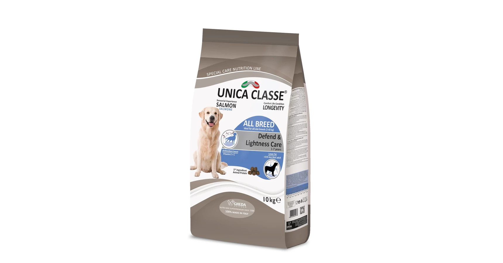 Gheda Unica Classe Adult All Breeds Longevity 10kg (lazaccal) - Gheda ...